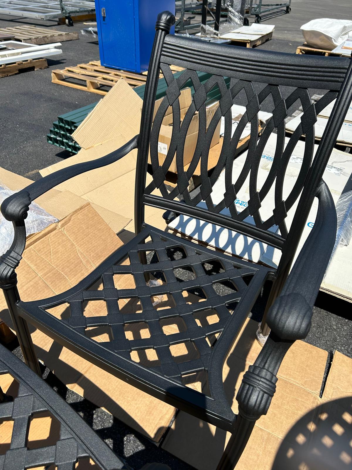 Before and After Powder Coating a Table and Chairs - San Diego Powder ...
